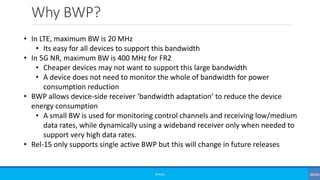 Intermediate: Bandwidth Parts (BWP) | PDF