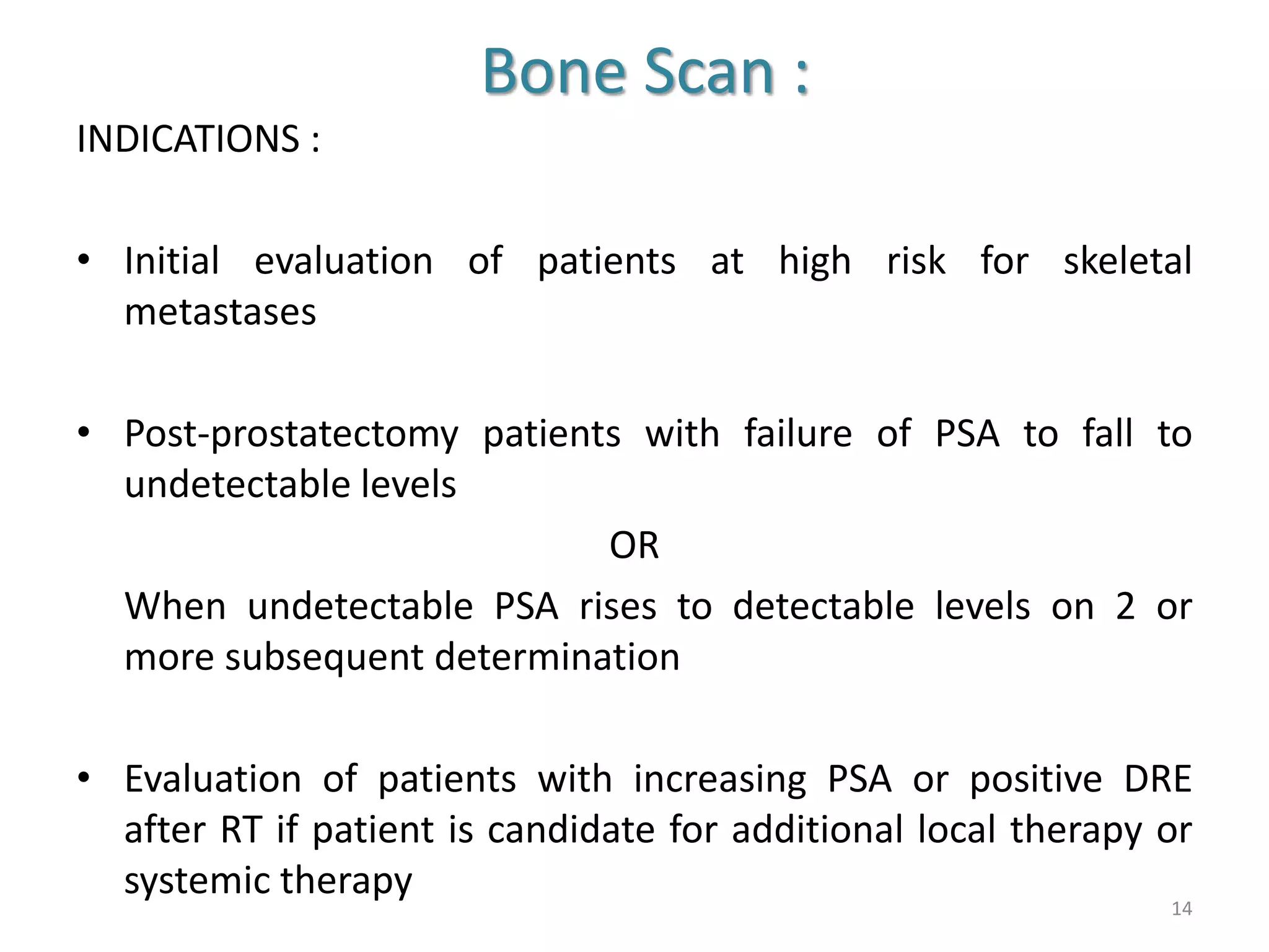Intermediate and high risk prostate cancer | PPTX
