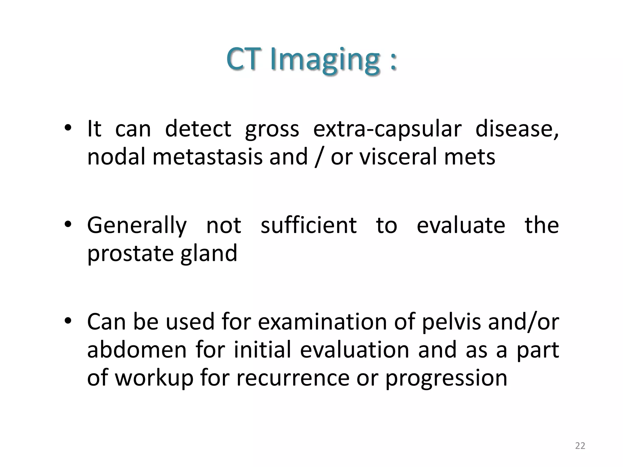 Intermediate and high risk prostate cancer | PPTX