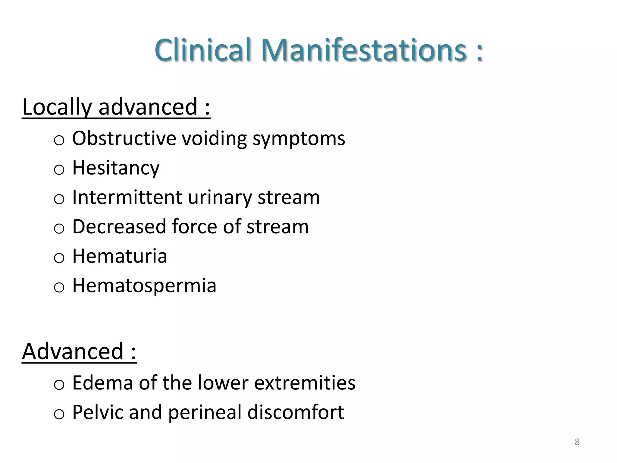 Intermediate and high risk prostate cancer | PPTX