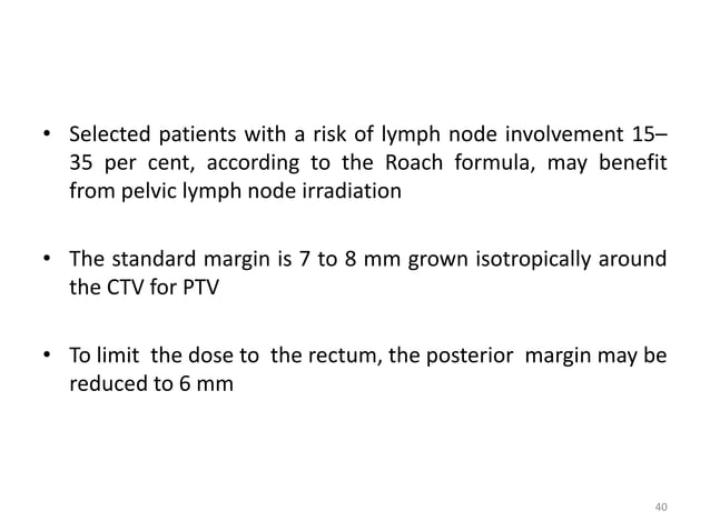 Intermediate and high risk prostate cancer | PPTX