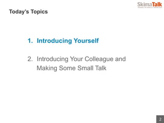 Intermediate Business English Lesson 01 | PDF