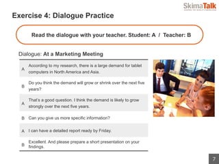 Intermediate Business English Lesson 07 | PDF | Education