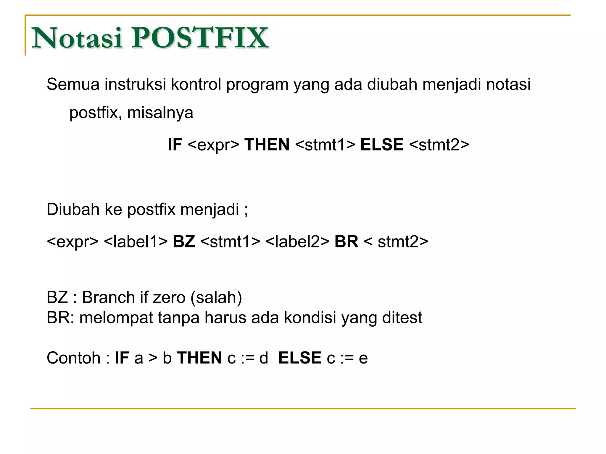 Intermediate code kode antara | PPTX