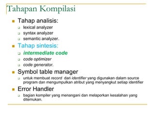 Intermediate code kode antara | PPTX