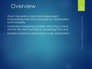 Intermediate code generation | PPT