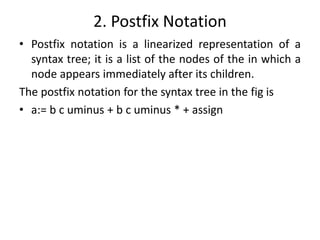 Intermediate code generation | PPT