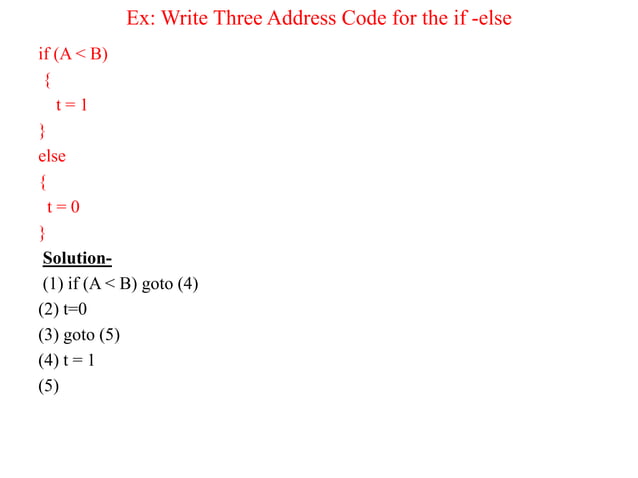 Intermediate code generation in Compiler Design | PDF | Programming Languages | Computing