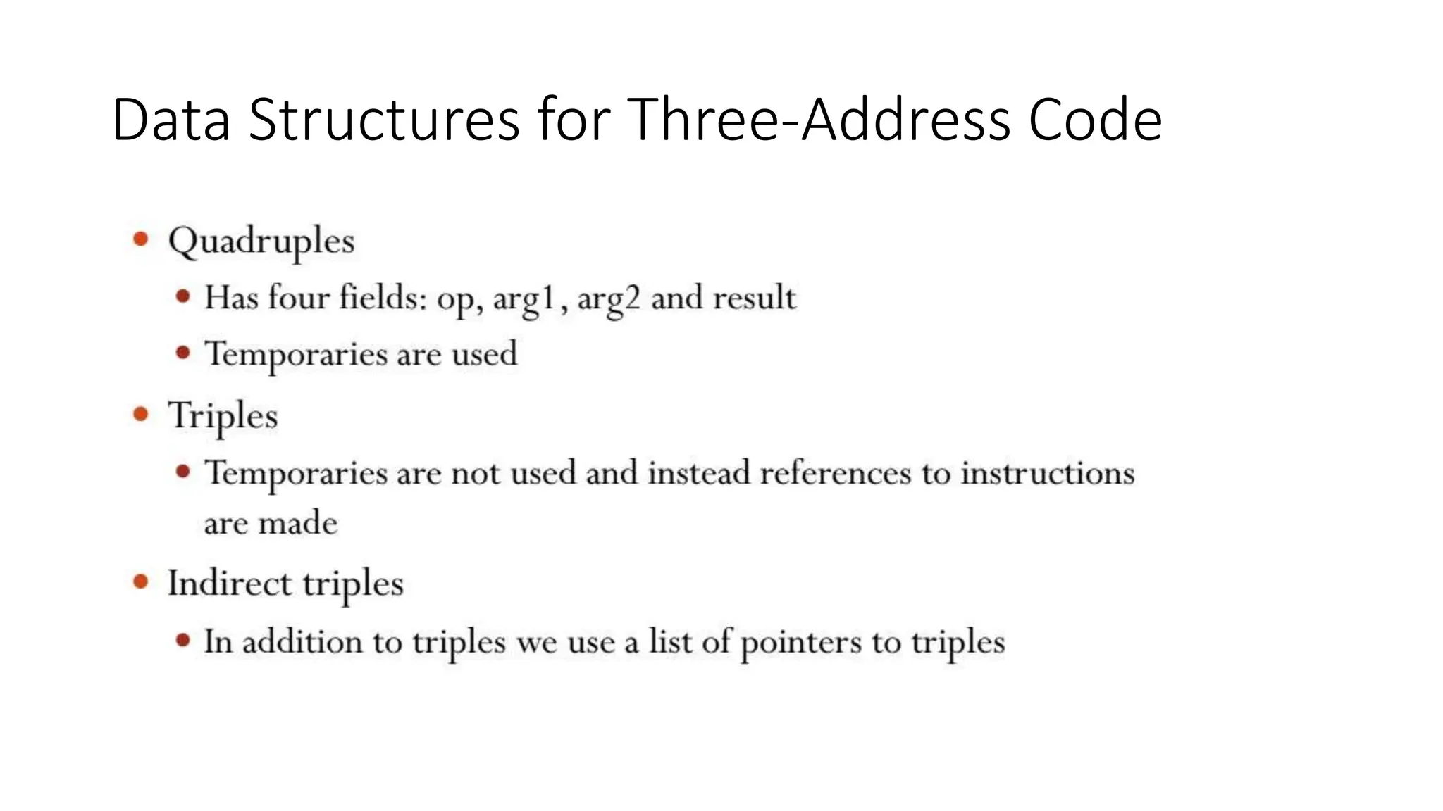 Intermediate Code Generator for compiler design | PPT