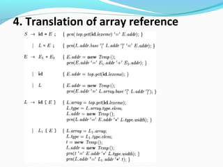 Intermediate code generation | PPT