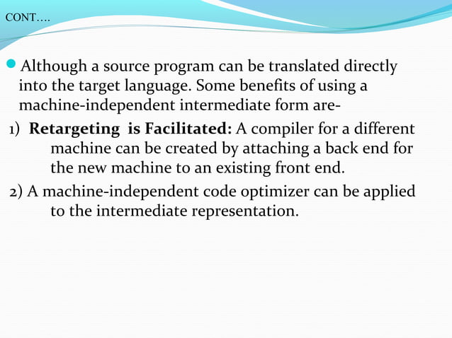 Intermediate code generation | PPT