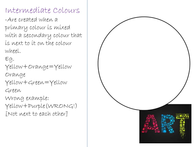 Intermediate colours! | PPTX