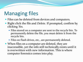 Intermediate computer skills | PPTX