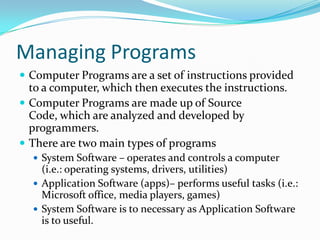 Intermediate computer skills | PPTX