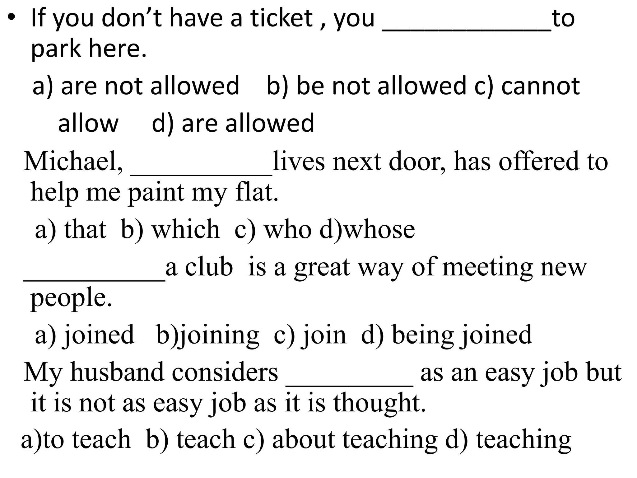 Intermediate diagnostic language test | PPTX | Standardized Testing ...
