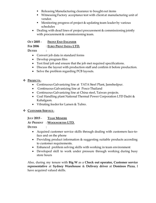 Electrial engineer | PDF