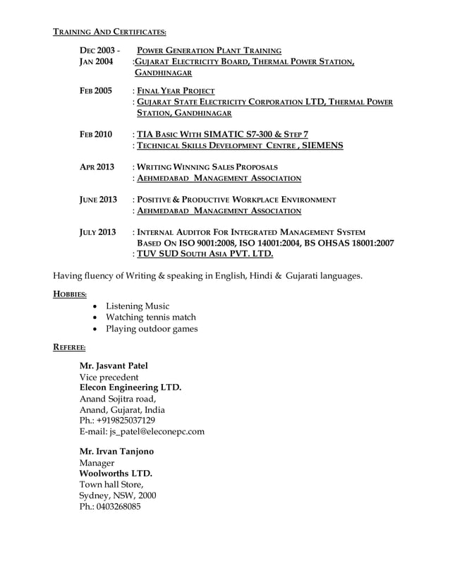 Electrial engineer | PDF