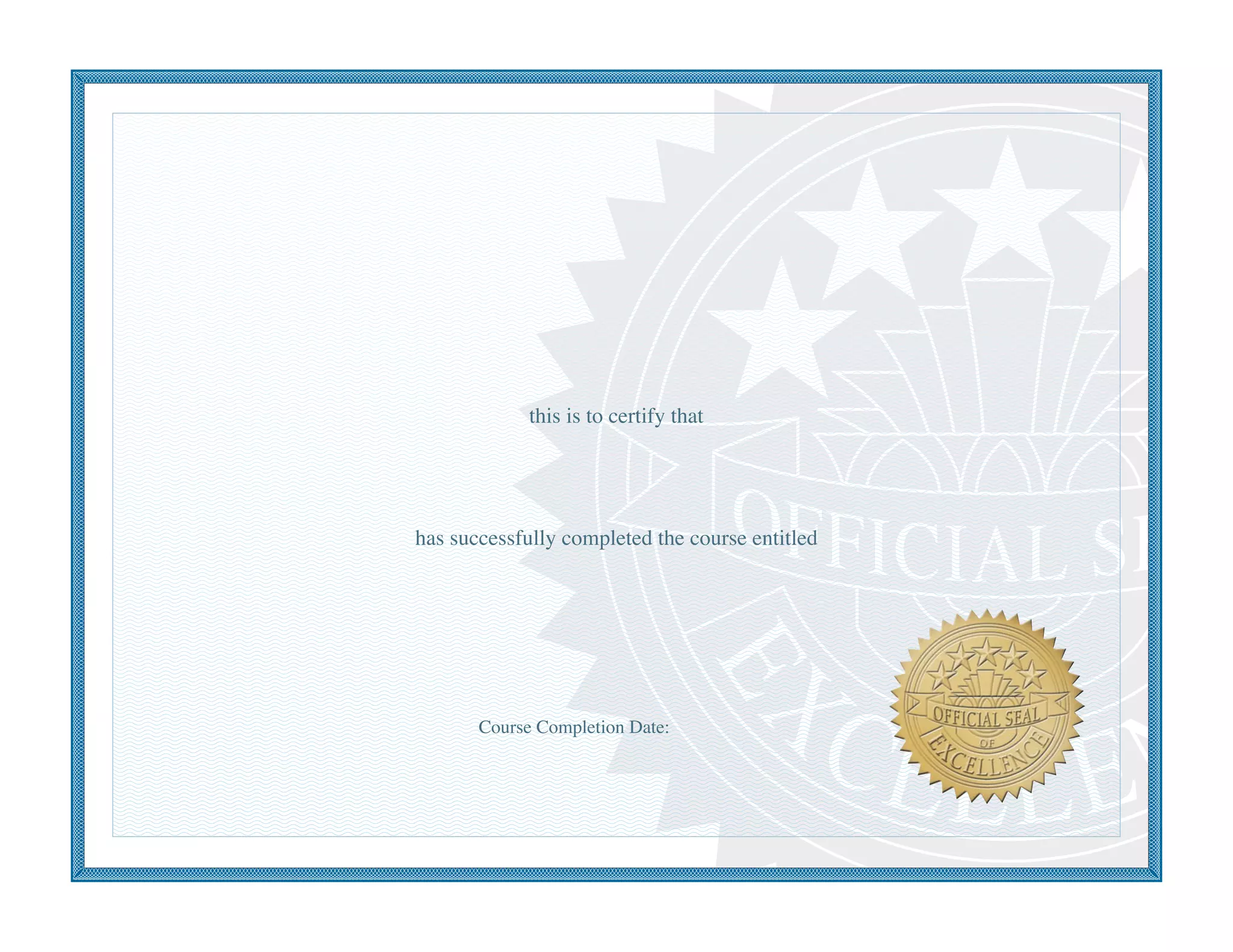 Intermediate excel certificate | PDF