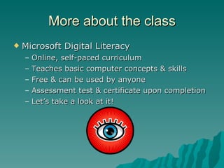 Intermediate Introduction to Computers overview | PPT