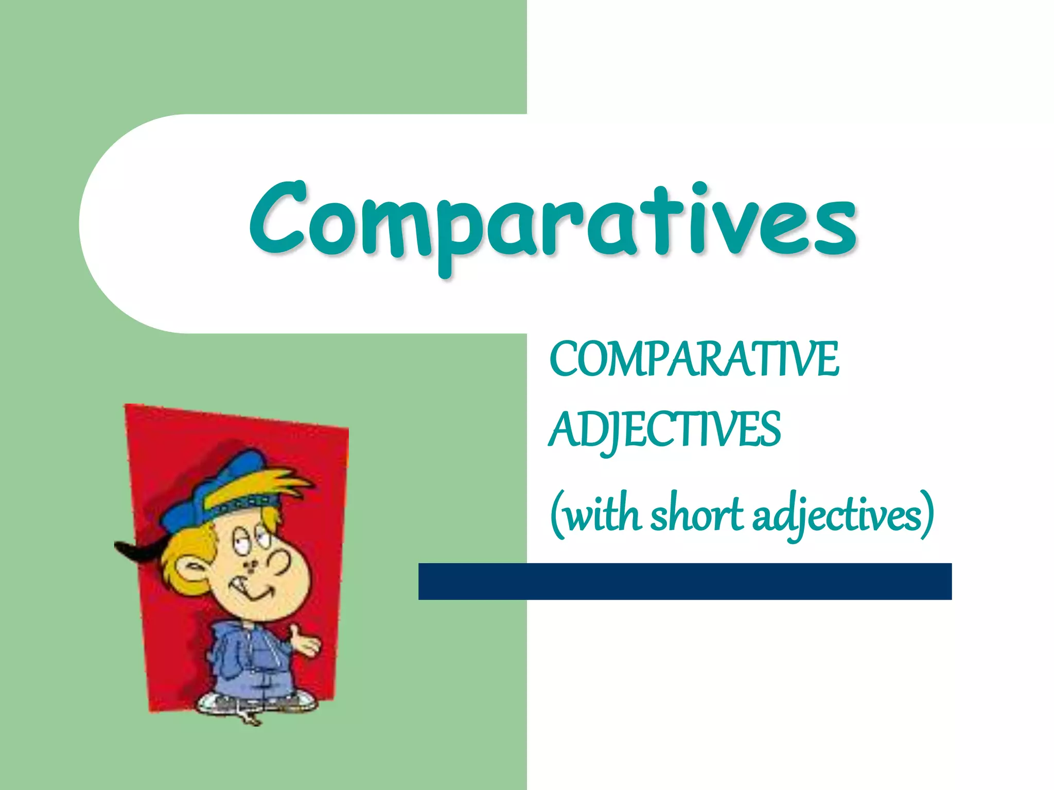 ESL 0823M Intermediate level week 8- comparatives and superlatives | PPT