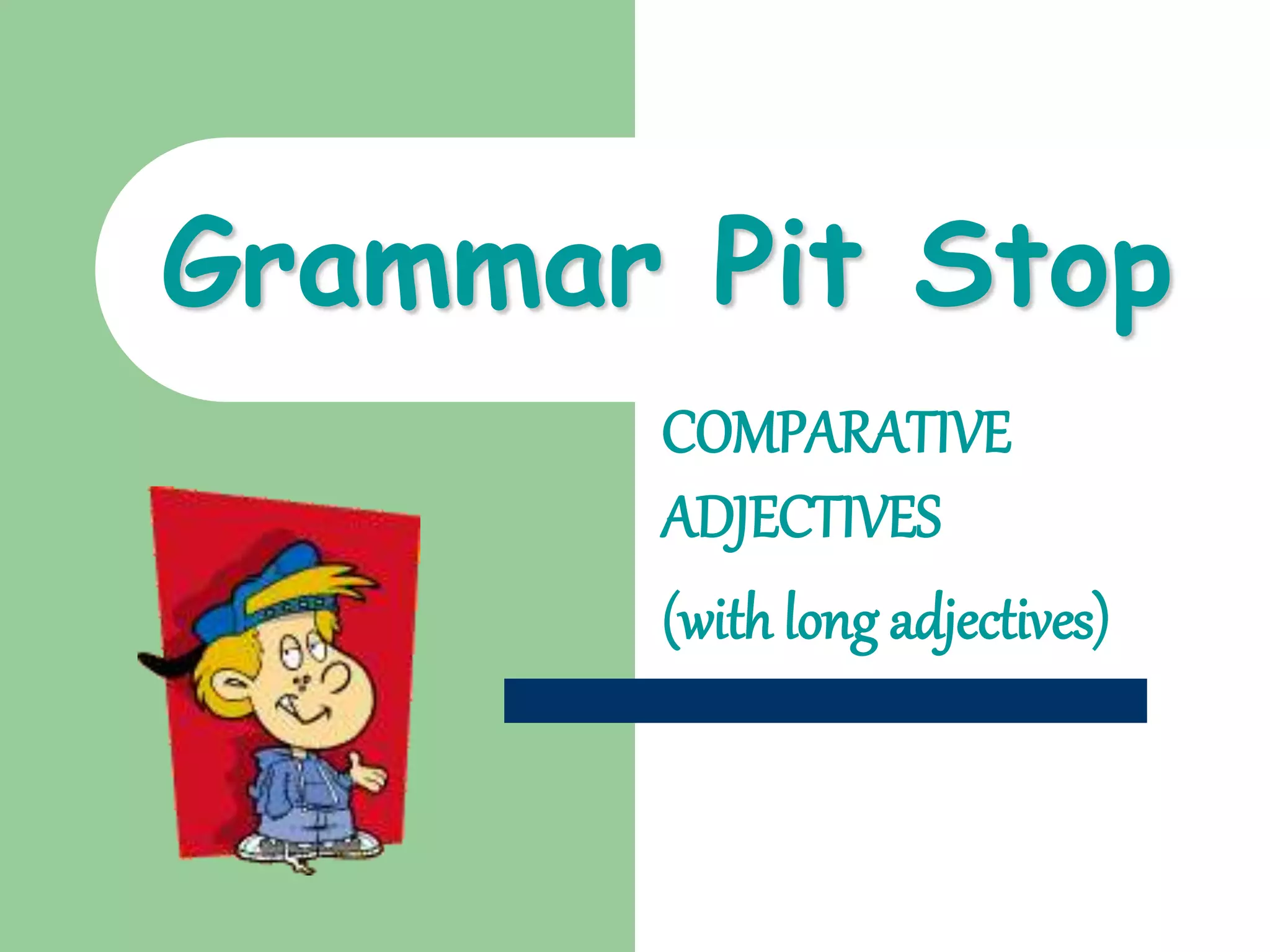 ESL 0823M Intermediate level week 8- comparatives and superlatives | PPT