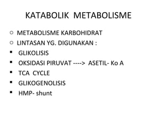 Intermediate metabolism | PPT