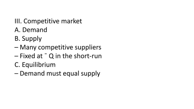 Intermediate micro-economics lecture notes.pptx | Economy | Business ...