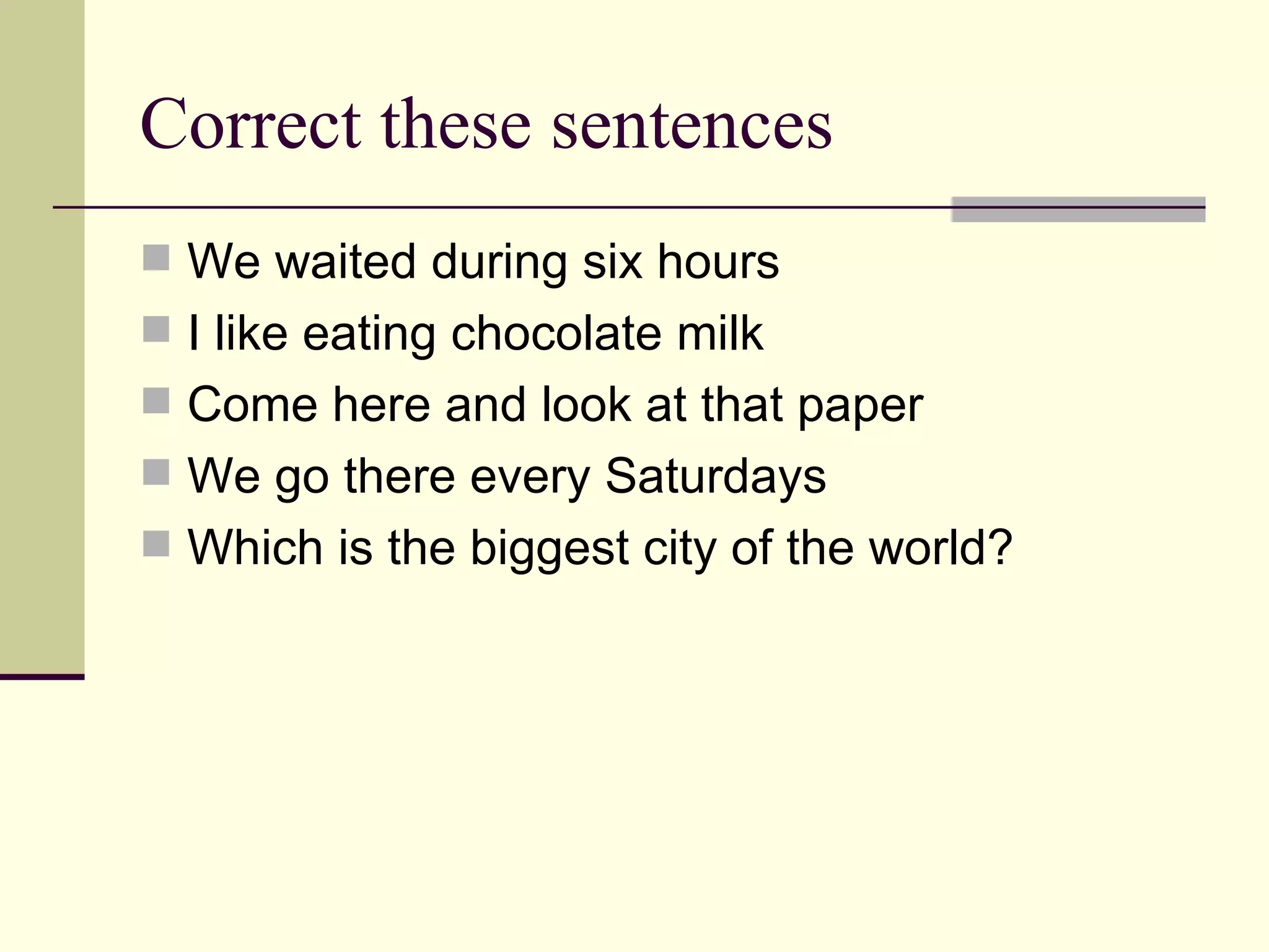 Intermediate mistakes5 | PPT