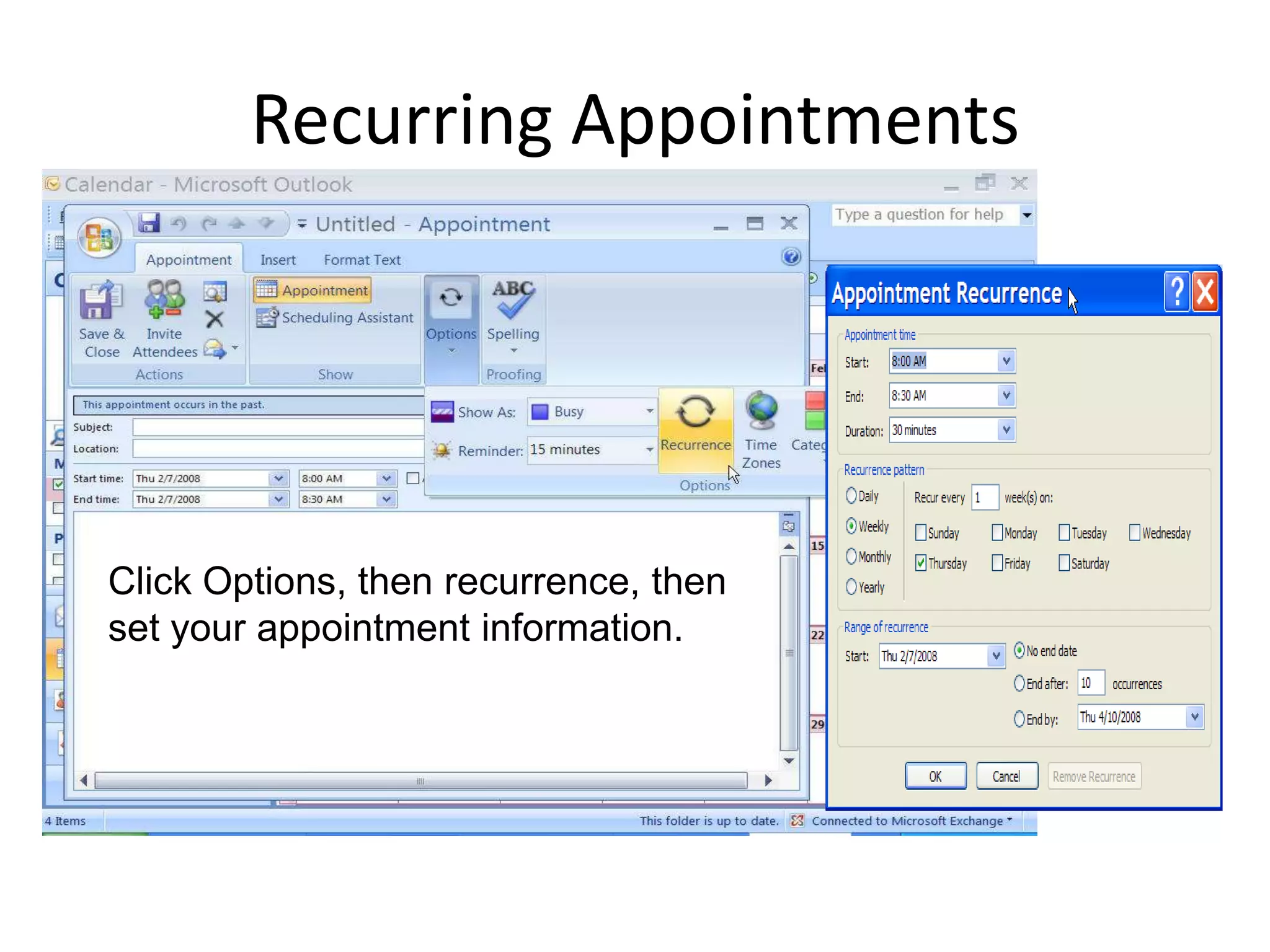 Getting started with outlook calendar | PPTX
