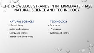 Intermediate phase natural sciences and technology | PPTX