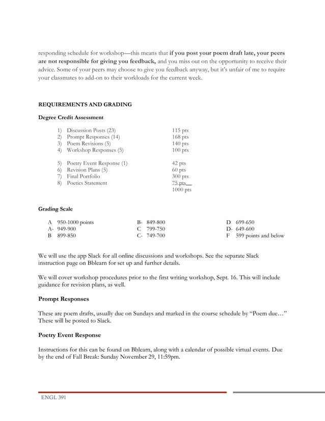 Syllabus/Course Schedule | PDF