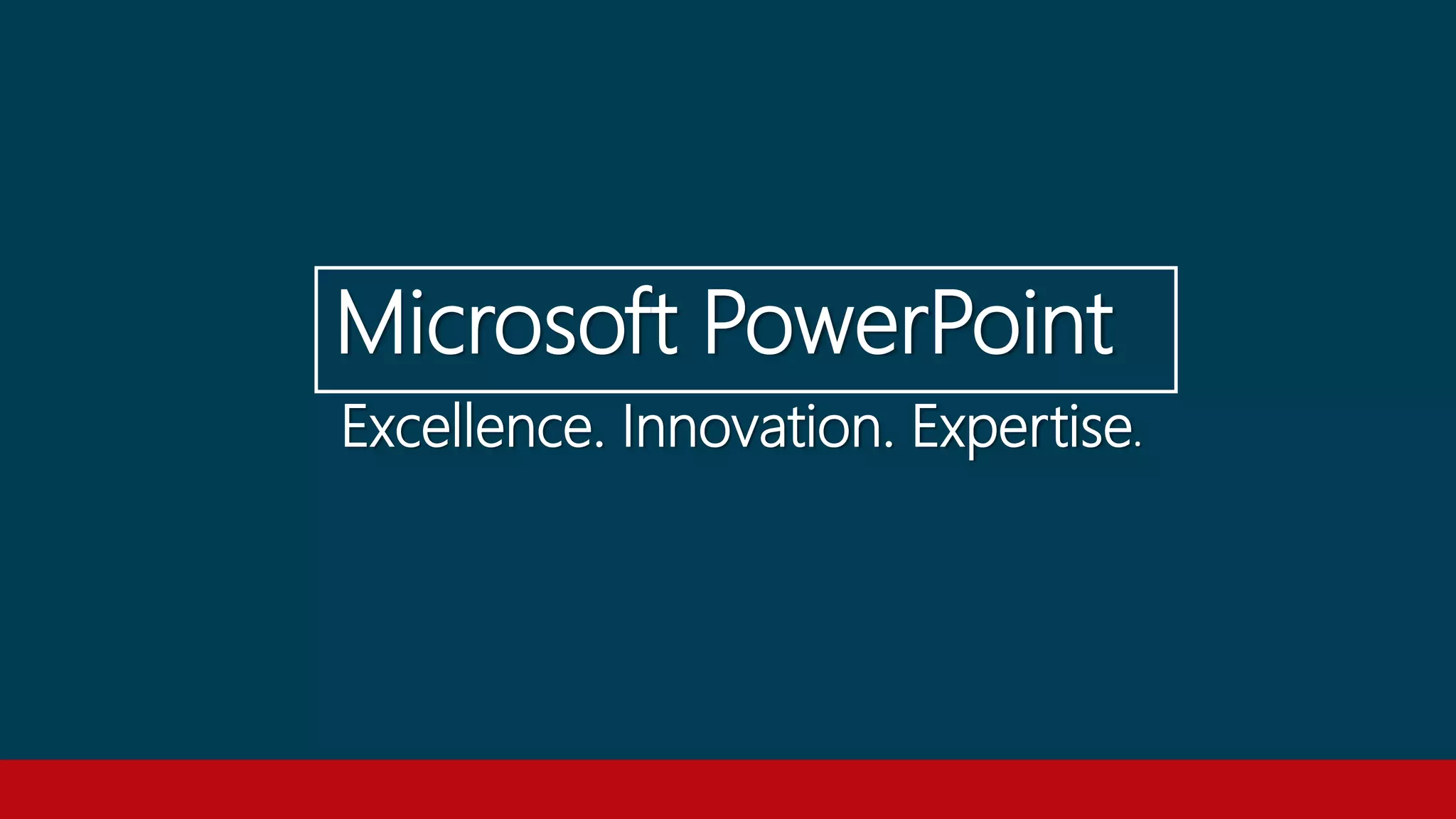 Intermediate Microsoft PowerPoint Training | PPTX