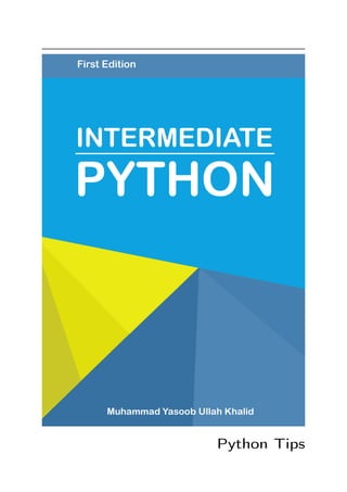 Intermediate python | PDF