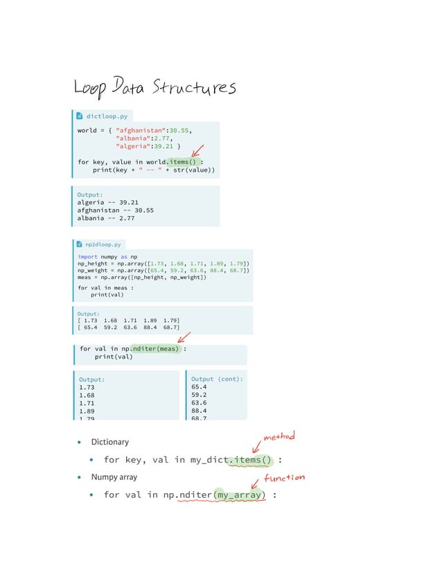 Intermediate python for data science | PDF
