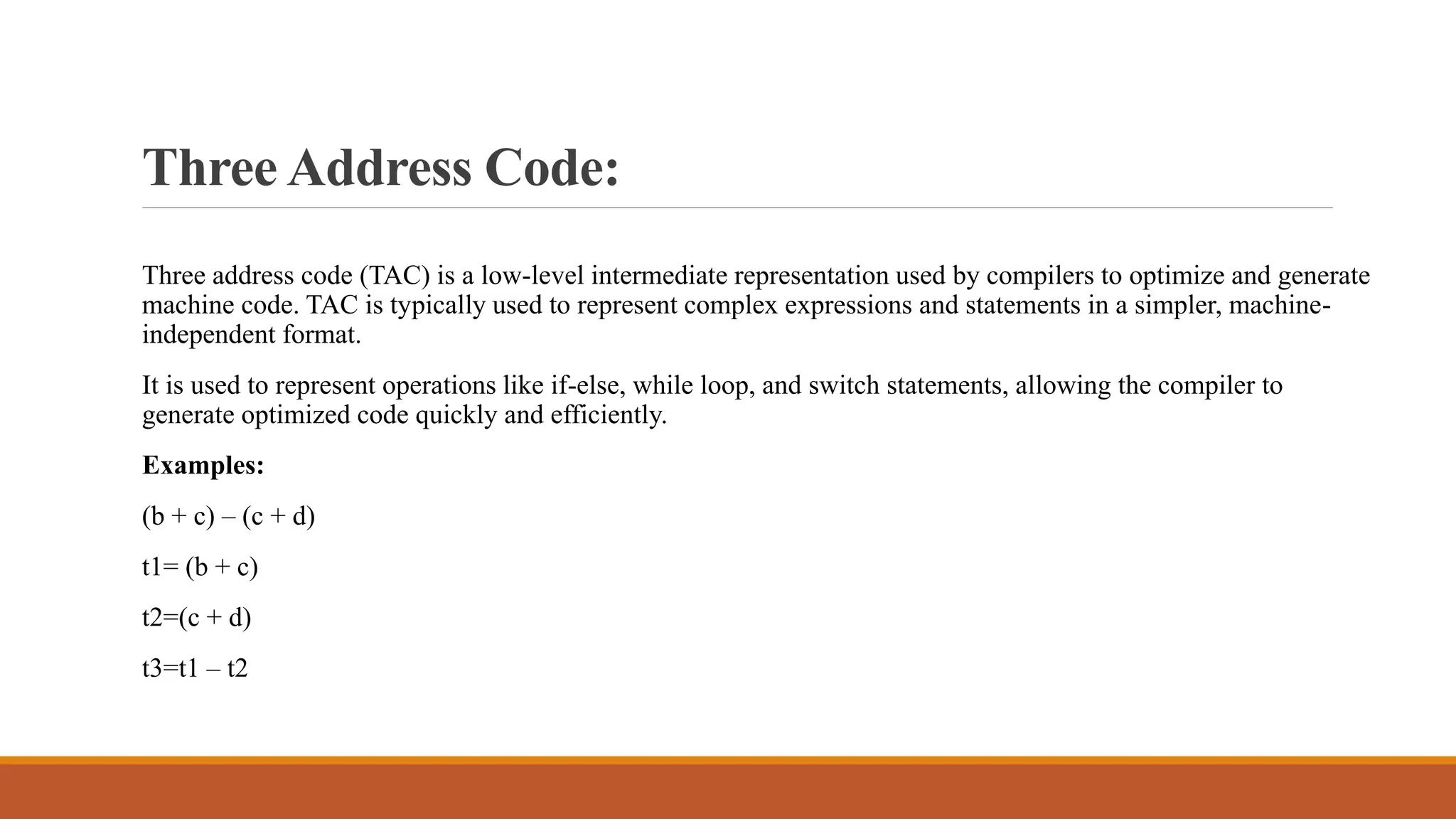 Intermediate Representation in Compiler Construction | PPT