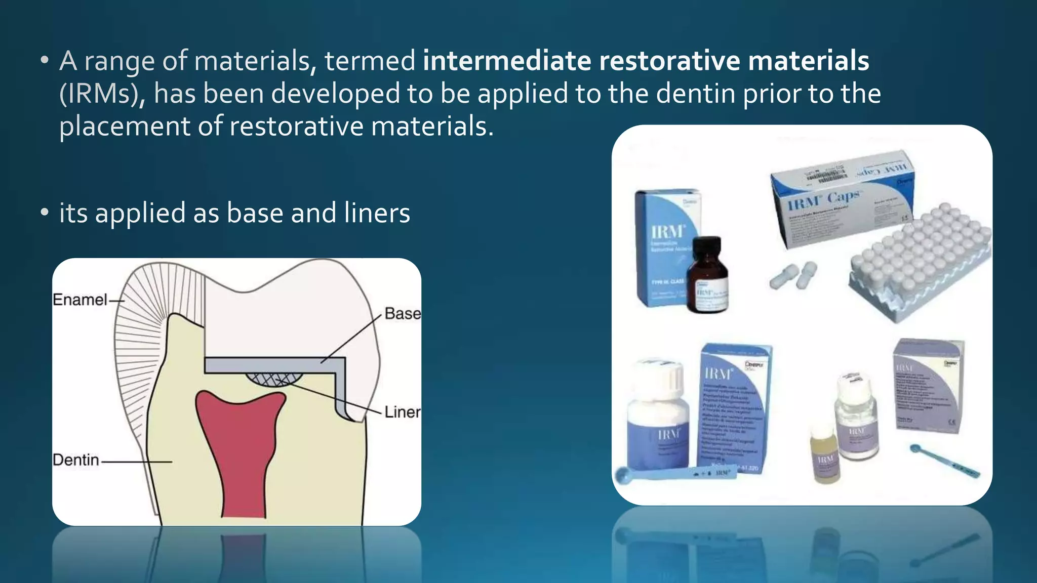 Intermediate restorative material (Dentistry) | PPTX