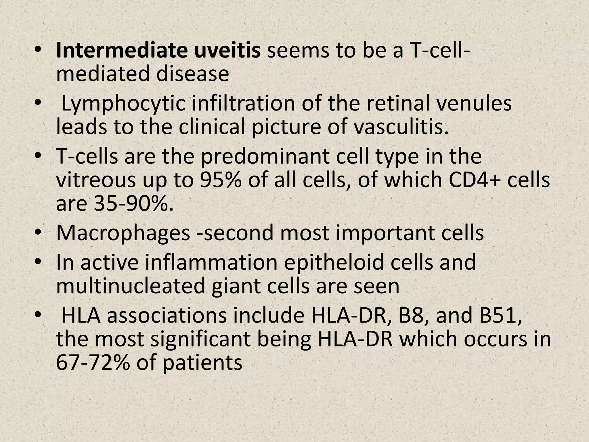Intermediate uveitis | PPTX