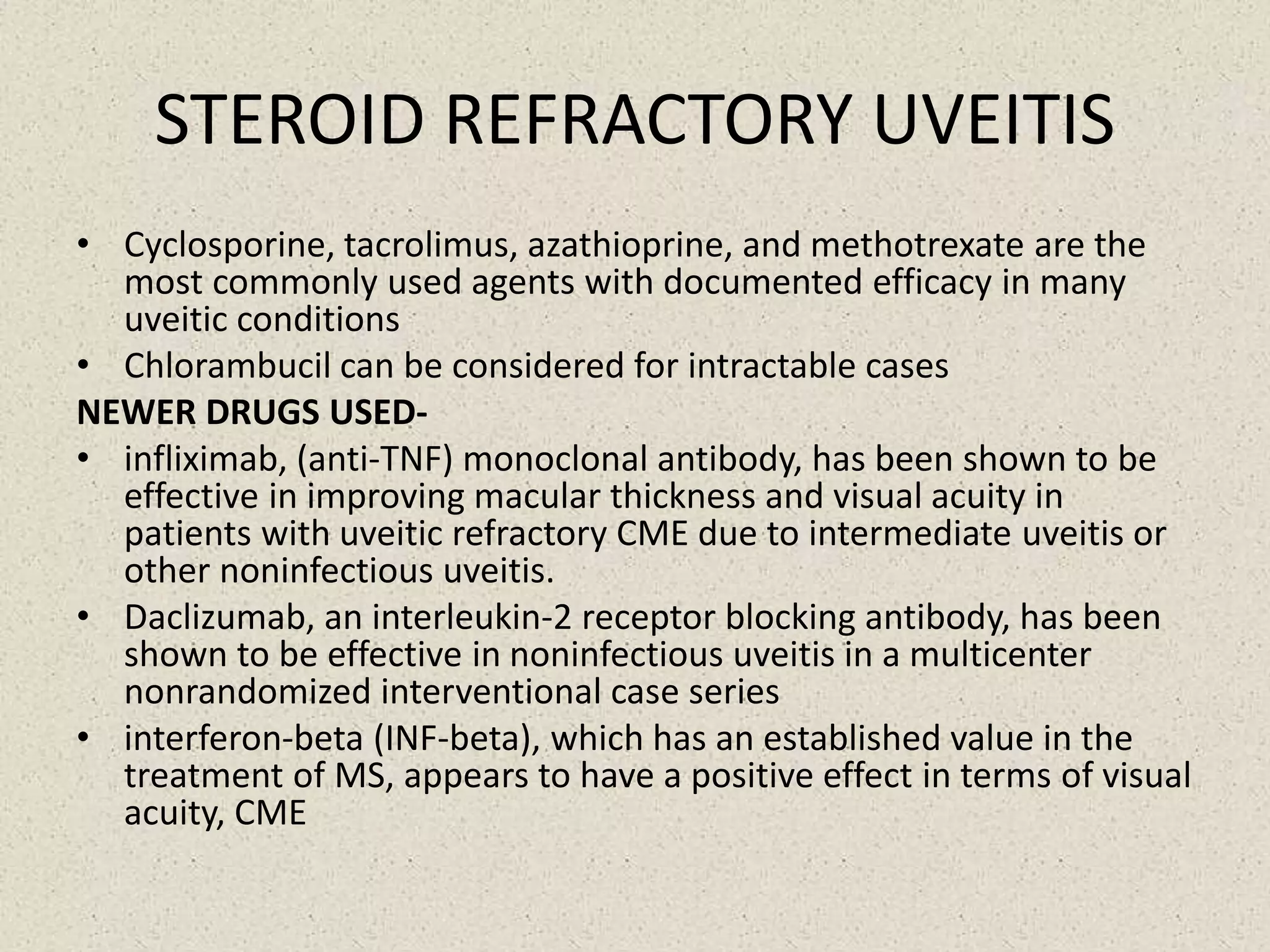 Intermediate uveitis | PPTX