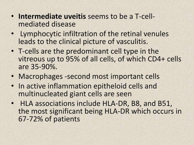 Intermediate uveitis | PPTX