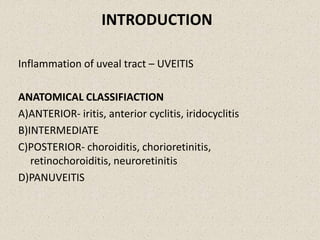 Intermediate uveitis | PPTX