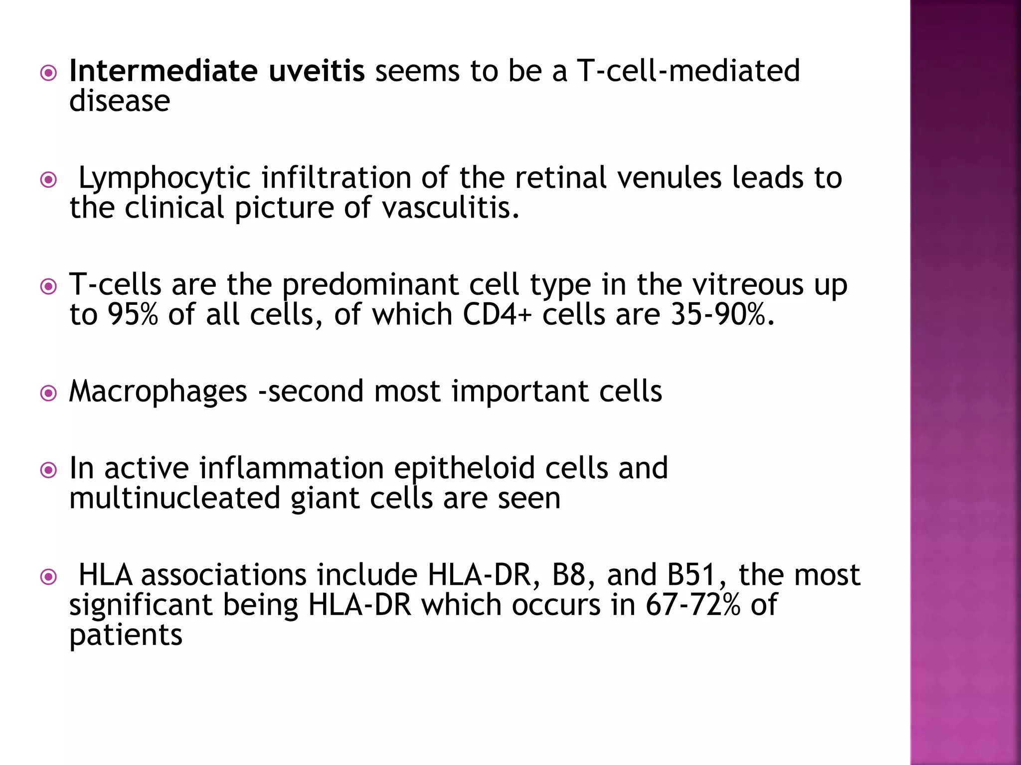 INTERMEDIATE AND POST. UVEITIS | PPTX