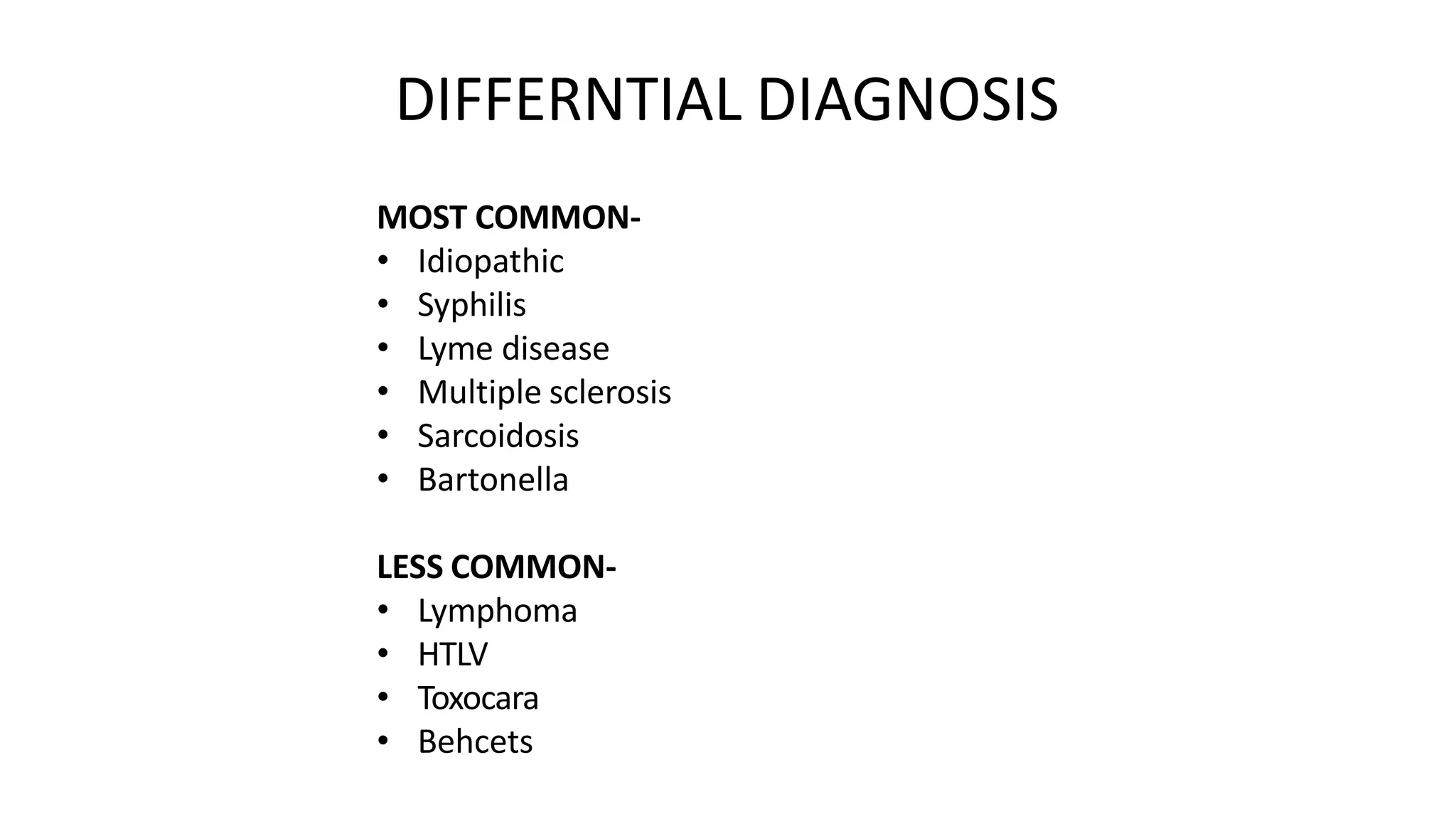 Intermediate uveitis | PPTX | Eye and Vision Conditions | Diseases and ...