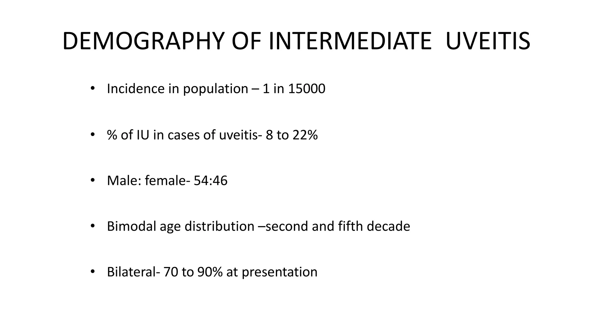 Intermediate uveitis | PPTX | Eye and Vision Conditions | Diseases and ...