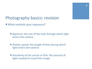 Photography workshop: Intermediate | PDF