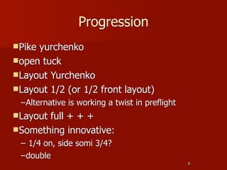 Intermediate yurchenko vaulting | PDF