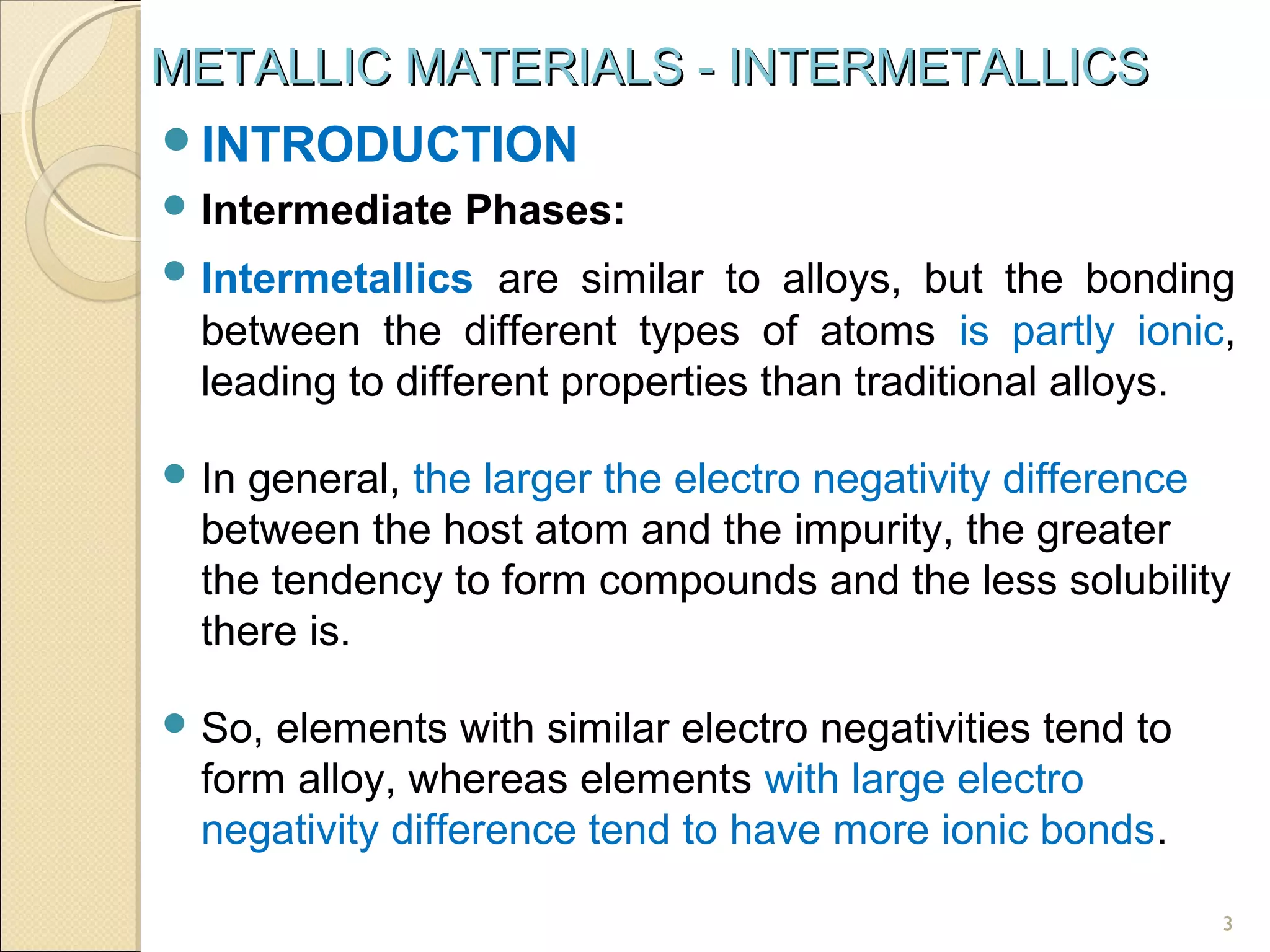 INTERMETALLICS | PPT