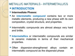 INTERMETALLICS | PPT