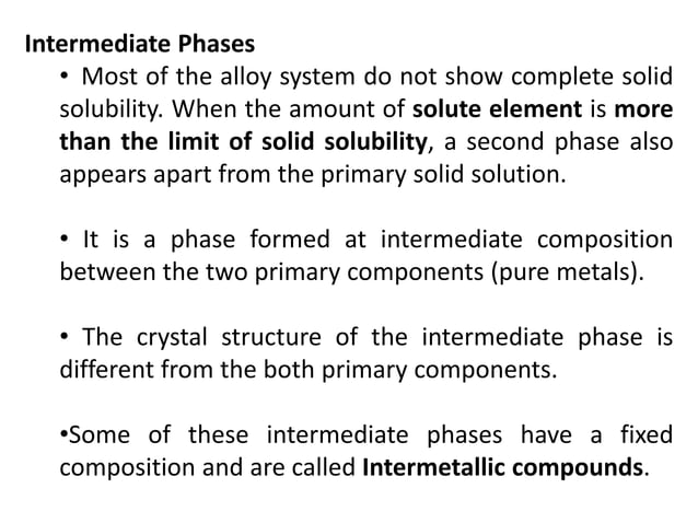 Intermetallics | PPTX