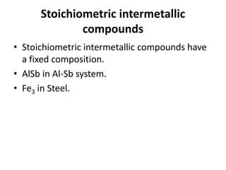 Intermetallics | PPTX