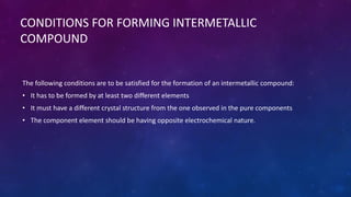 INTERMETALLICS | PPT